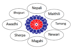 The major language belongs to Bharopeli Language family of Nepal ...